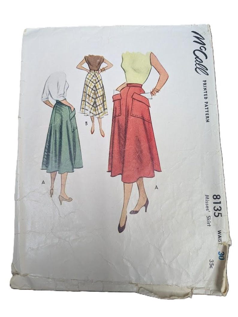 1950s/60s Vintage Sewing Pattern Simplicity 2600 3591 3663 Mccalls 8494 ...