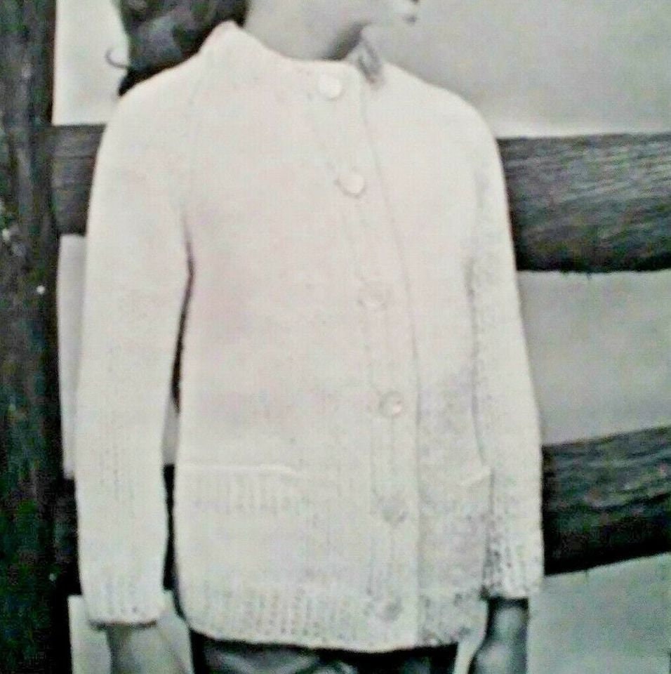 1964 Vintage Knitting Pattern Booklet Raglans Sweaters for Boys & Girls ...