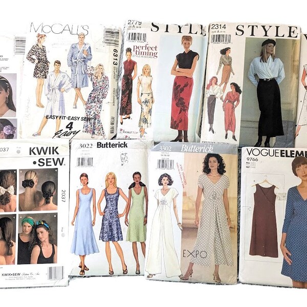 90s Sewing Patterns - Etsy Canada
