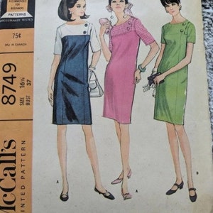 1960s Vintage Sewing Pattern B36-40 Mccalls 9323 8824 8749 8184 ...