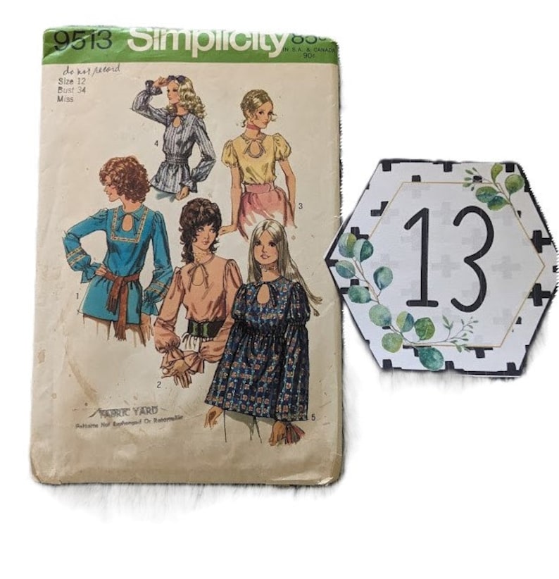 U Pick Bust 34 1970s Vintage Sewing Pattern Mccalls 2389 2443 3050 2519 ...