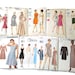 1950s Vintage Sewing Pattern Simplicity 1798 1124 1450 3670 4437 4019 ...