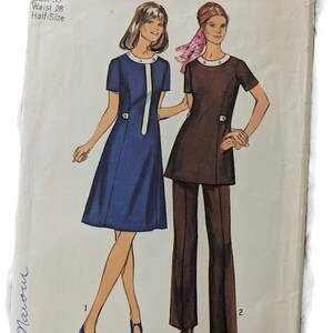 Half/plus Size Vintage 1960/70s Sewing Pattern Simplicity 6245 7030 ...