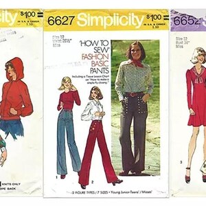 Vintage Sewing Pattern Simplicity 6024 6094 8849 6383 6490 6627 6651 ...