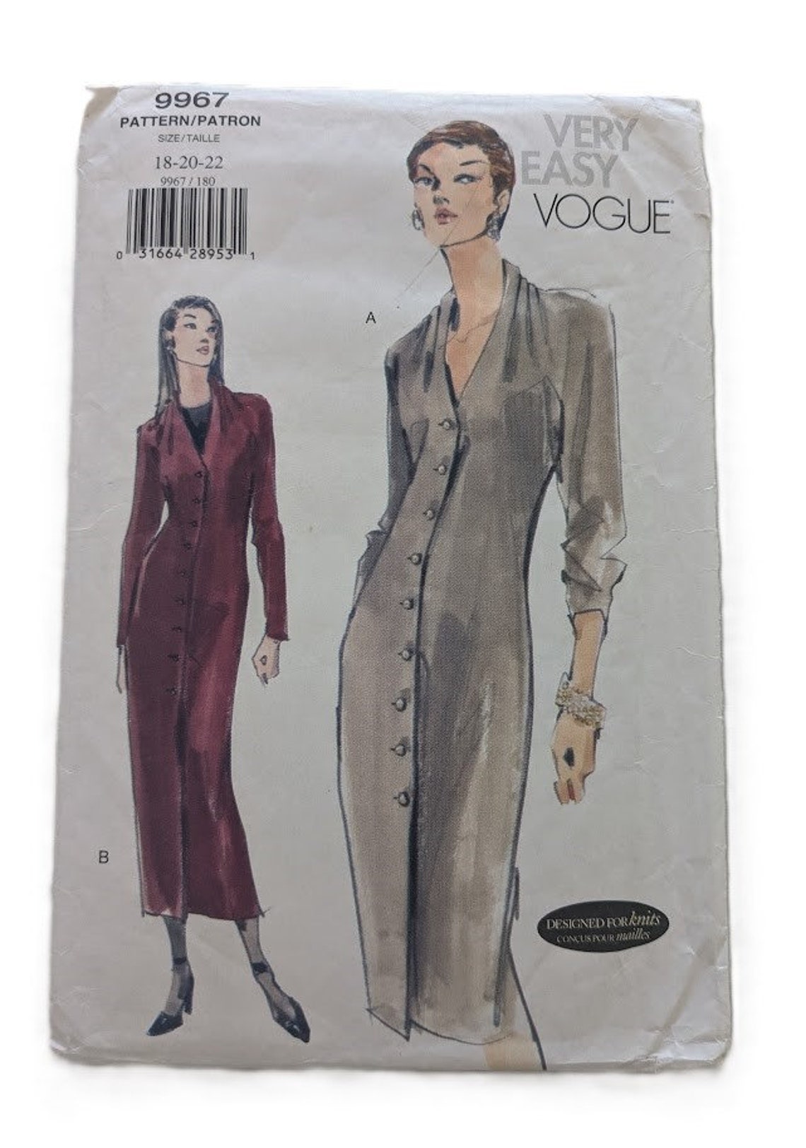 More Than Pictured Uncut Sewing Pattern Vogue 8950 7434 9564 7232 9967 ...