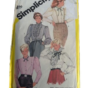Vintage 1980s Sewing Pattern Butterick 6353 6140 Simplicity 8426 6129 ...