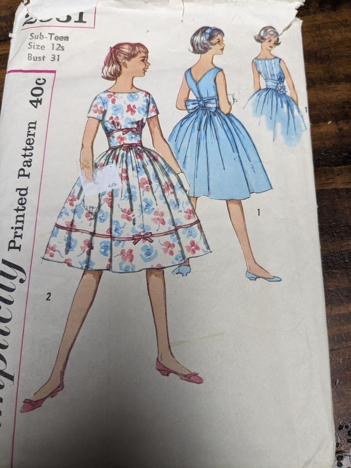 U Pick 1950s Vintage Sewing Patterns Rockabilly Dress Full/slim Skirt ...