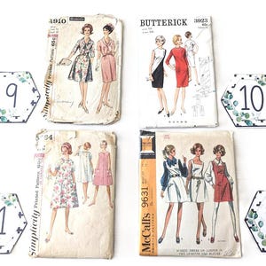 1960s Vintage Sewing Pattern Mccalls 8036 2244 8059 8395 Simplicity ...