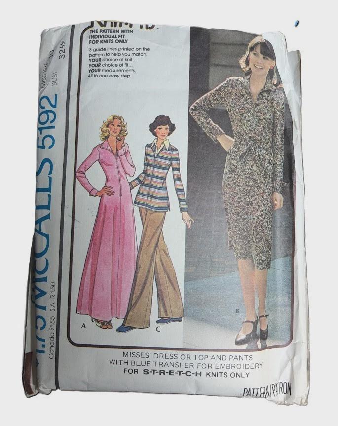 1970s Vintage Sewing Pattern Simplicity 5491 9927 7790 6433 9676 8698 ...