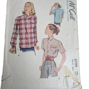 1950s Gorgeous Rockabilly Vintage Sewing Pattern Butterick 8710 5736 ...