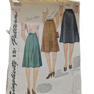UNCUT 1940s/50s Vintage Sewing Pattern Advance 6934 4277 5186 Mccalls ...