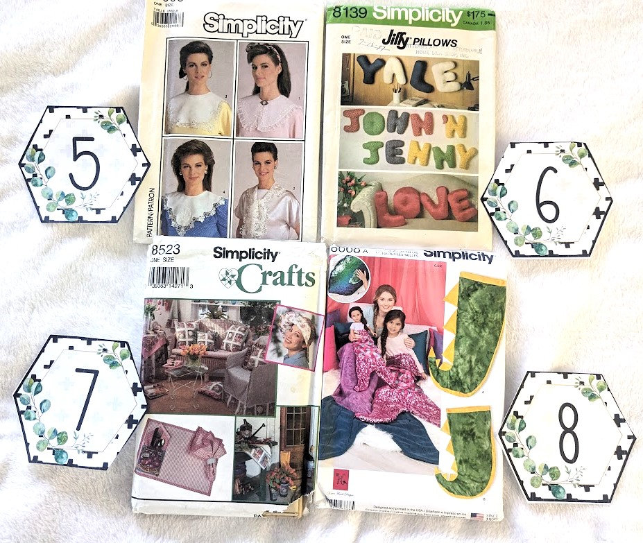 UC Crafts Home Decor Sewing Pattern Simplicity 1549 1481 7355 0660 7995 ...