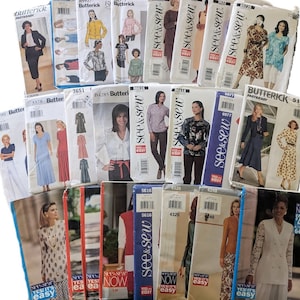 UC Sewing Pattern Butterick 5691 5739 3622 3879 3689 3378 6451 4240 ...