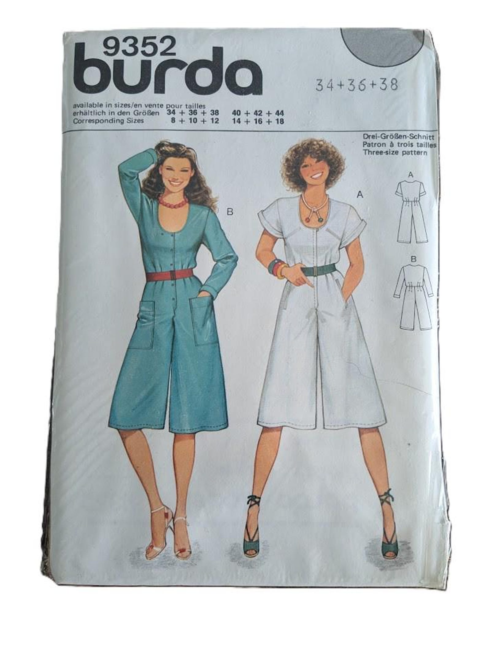 Uncut Sewing Patterns Burda 6964 5079 5425 4915 6235 6500 4826 3135 ...