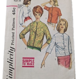 U Pick 1960s Vintage Sewing Patterns Simplicity 8408 6308 8949 7856 ...