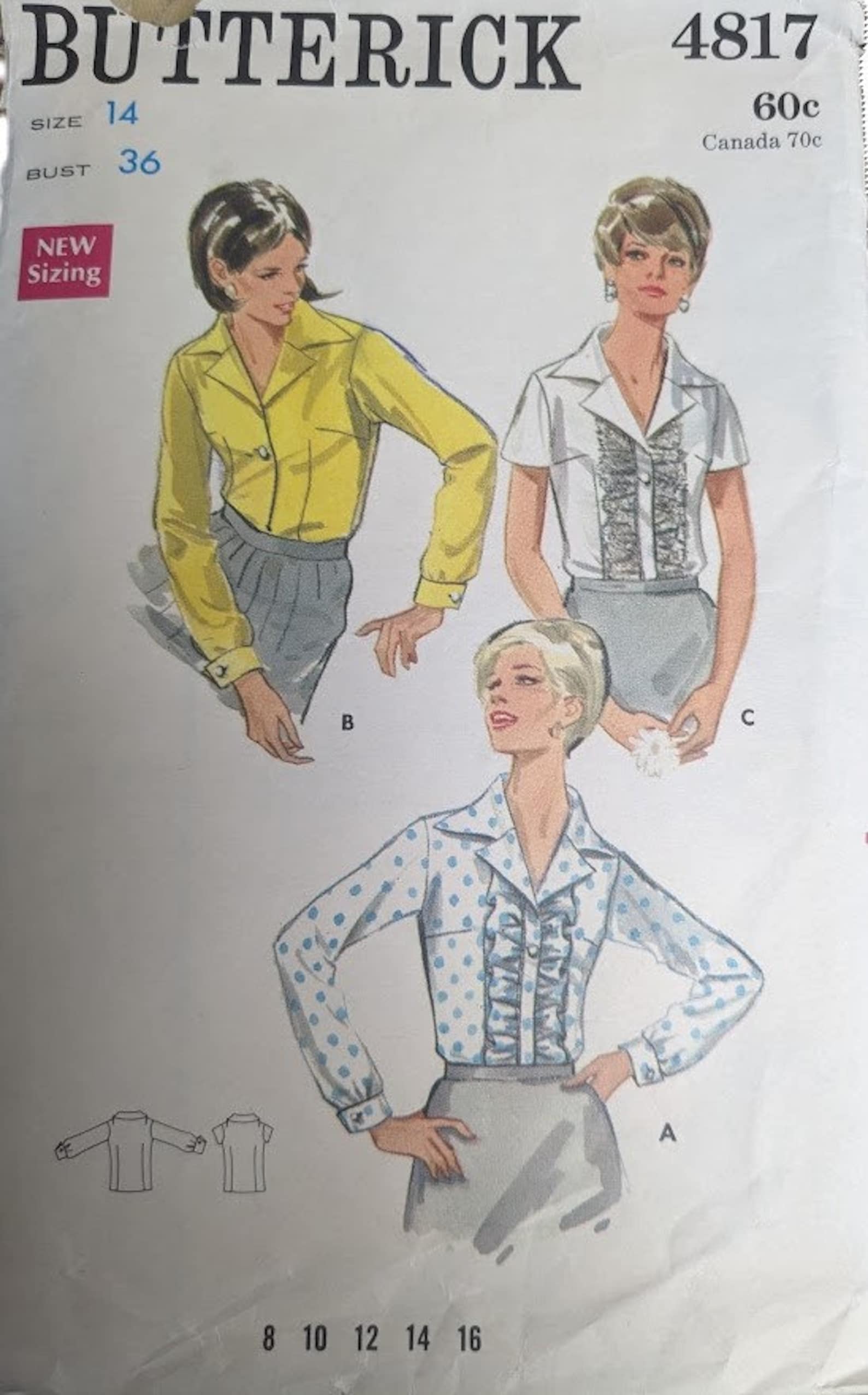 B36 1960s Vintage Sewing Pattern Simplicity 4694 7115 5821 4532 6964 ...