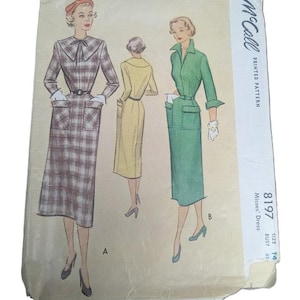 U Pick Complete 1940s Vintage Sewing Patterns Advance 5263 Mccall 5750 ...