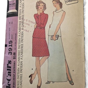 U Pick Bust 36 1970s Vintage Sewing Pattern Mccalls 3915 3150 3871 3313 ...