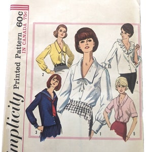 B38 1960s Vintage Sewing Pattern Mccalls 9515 9621 9565 Simplicity 7535 ...