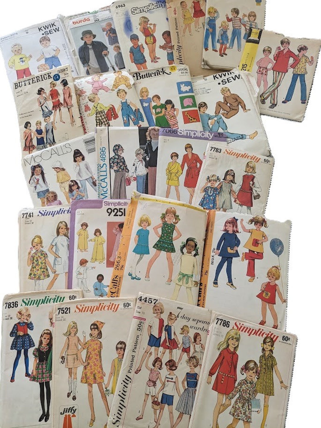 Childrens Sewing Patterns Simplicity 6963 4417 7741 7783 7521 9939 7066 ...