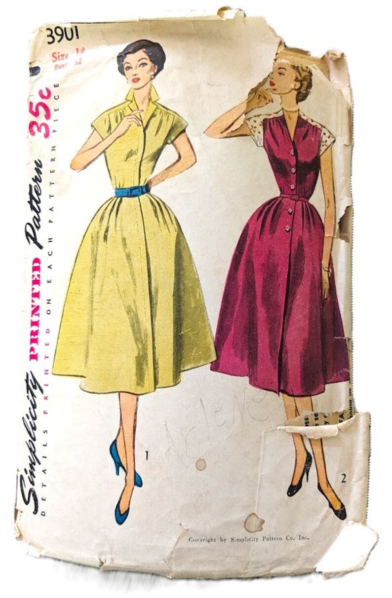 1950s/60s Vintage Sewing Pattern Simplicity 3360 3901 4336 3591 Mccalls ...