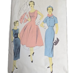 1950s Vintage Sewing Pattern Simplicity 1550 1124 1450 4437 4019 1311 ...