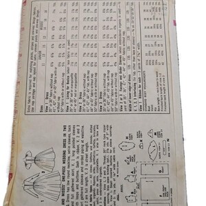 14/34 UNCUT Vintage Sewing Pattern Simplicity 3469 1960s Wedding Bridal ...