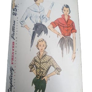 1950s Gorgeous Rockabilly Vintage Sewing Pattern Butterick 8710 Mccalls ...