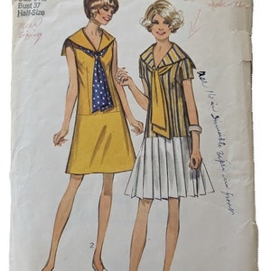 Half/plus Size Vintage 1960/70s Sewing Pattern Simplicity 6245 7030 ...