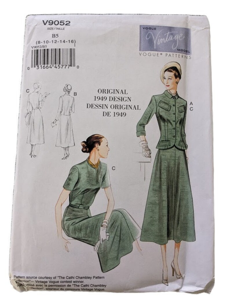 Uncut Vintage Sewing Pattern Vogue 9567 7903 8632 9052 9444 8164 9369 ...