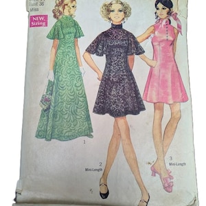14/16 Vintage Sewing Pattern Simplicity 7130 9082 8489 7048 7540 9007 ...
