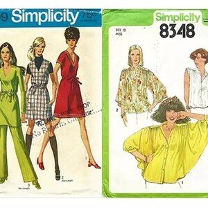 Vintage Sewing Pattern Simplicity 6024 6094 8849 6383 6490 6627 6651 ...