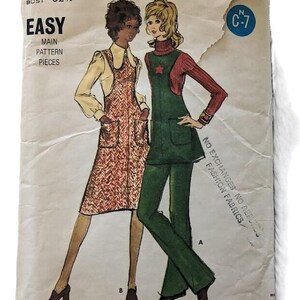 B32.5 Vintage 1970s Sewing Pattern Simplicity 9368 6100 9410 9073 5808 ...