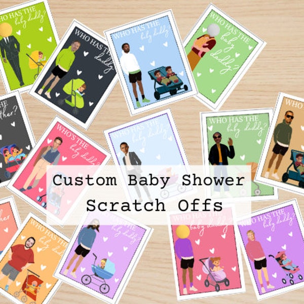 Baby Shower Scratch - Etsy