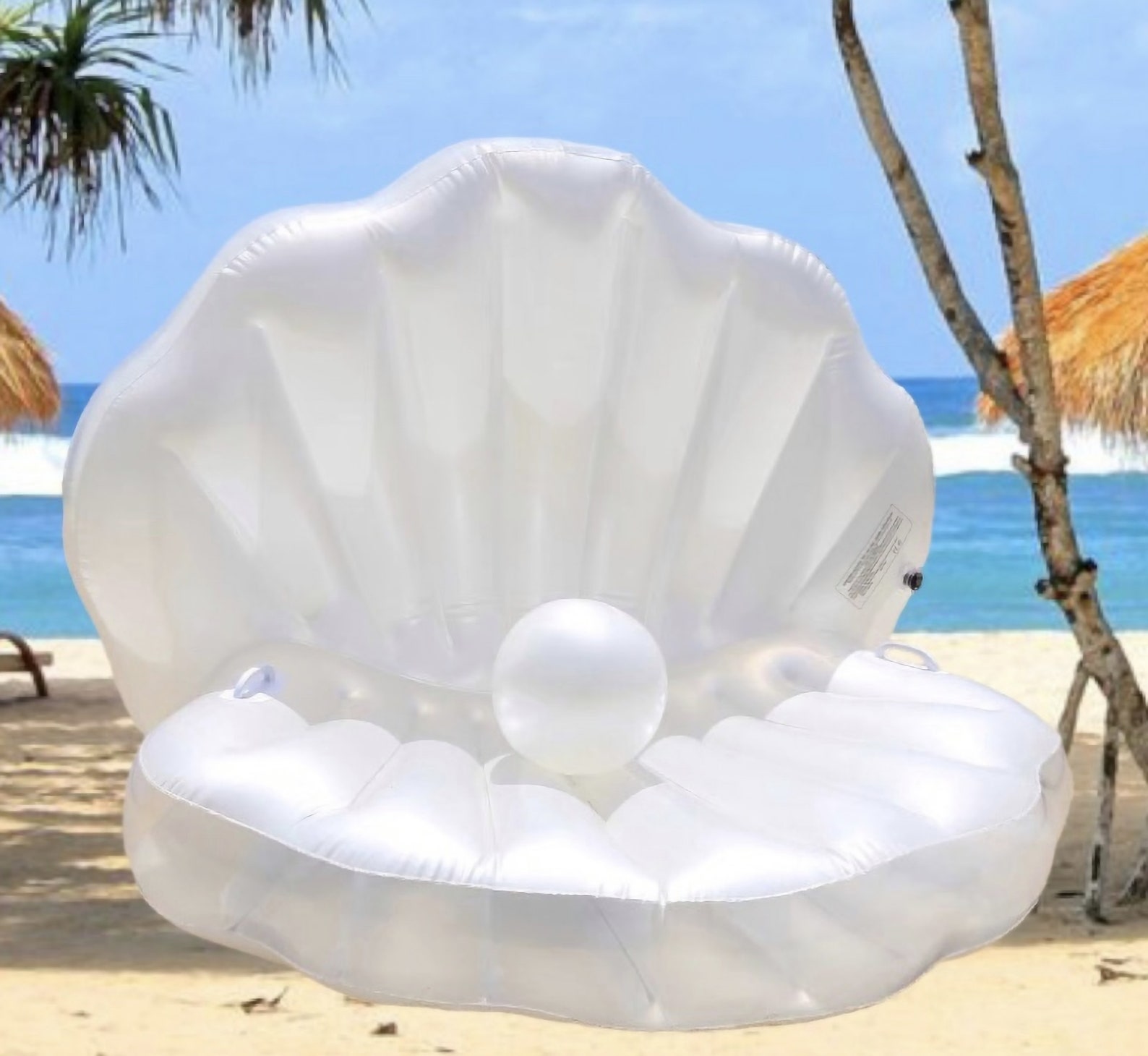 Pearl Seashell Beach Party Balloon Inflatable Chair Sofa Campy Decor - Etsy