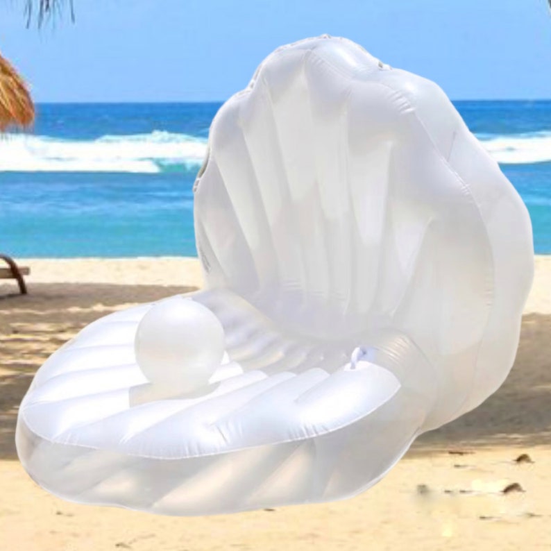 Pearl Seashell Beach Party Balloon Inflatable Chair Sofa Campy Decor - Etsy