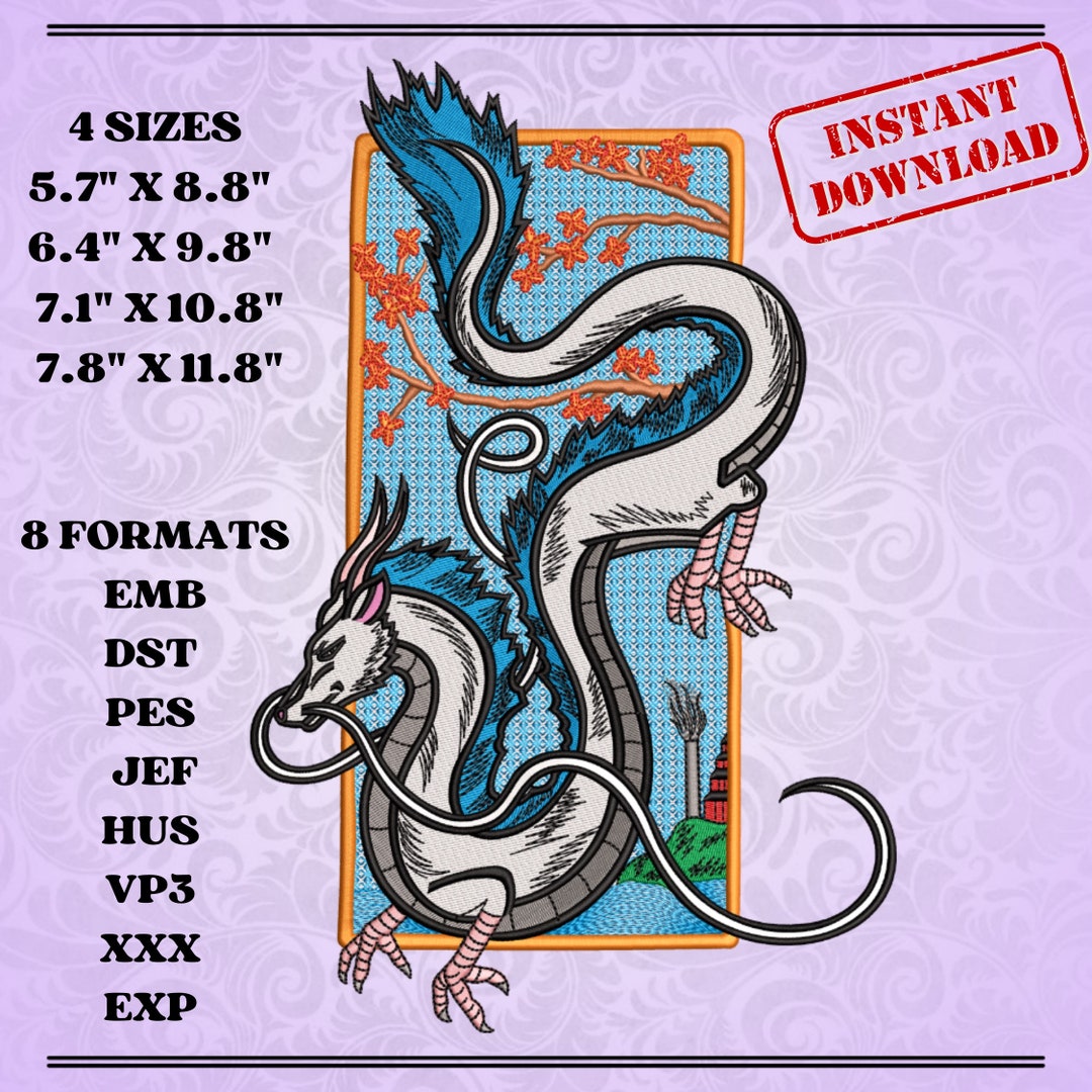 Dragon Embroidery Design, Fantasy Embroidery, Mythical Embroidery ...