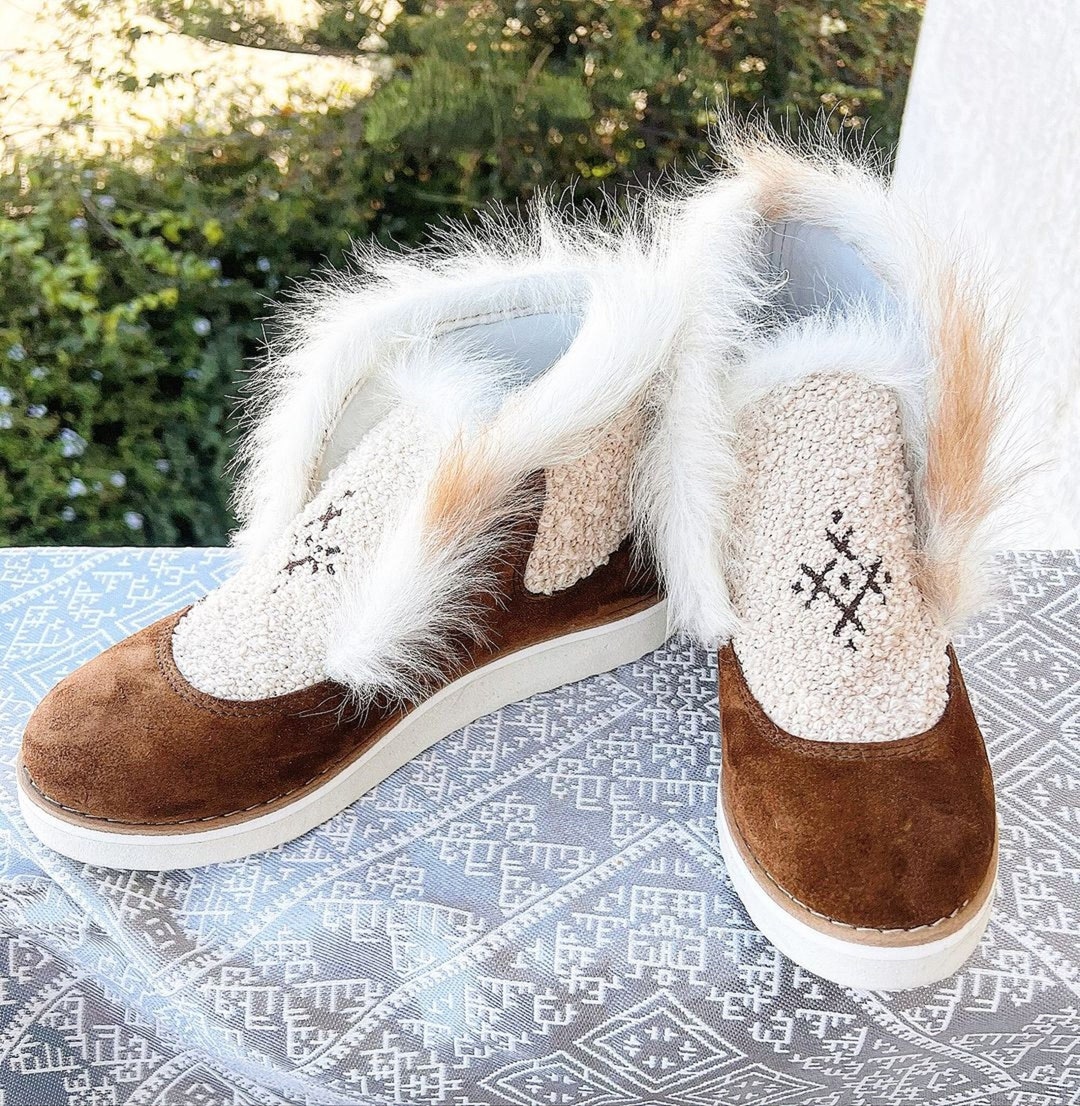 Berber Barefoot Boots Fabric and Daim Leather Boots : A Modern Take on ...