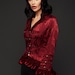 Red Steampunk Tail Jacket With Back Lacing - Victorian Tailcoat Jacket ...