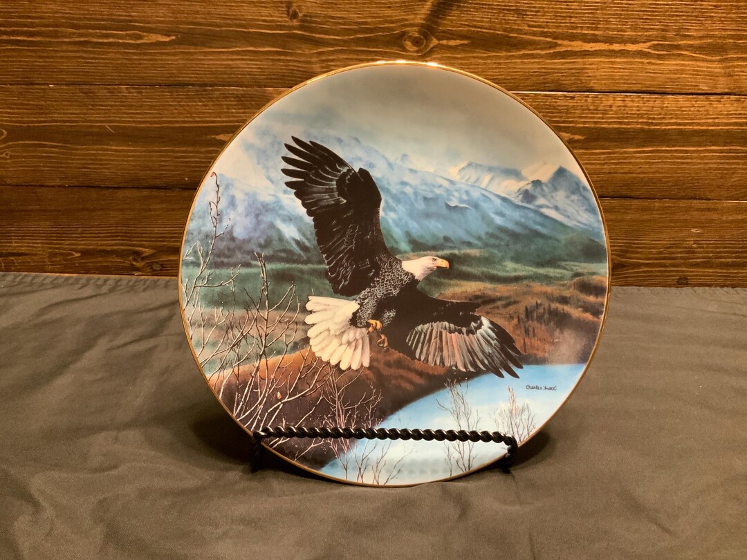 Freedom by Charles Fracé Soaring Majesty Collection 1991 Plate # 13564E ...