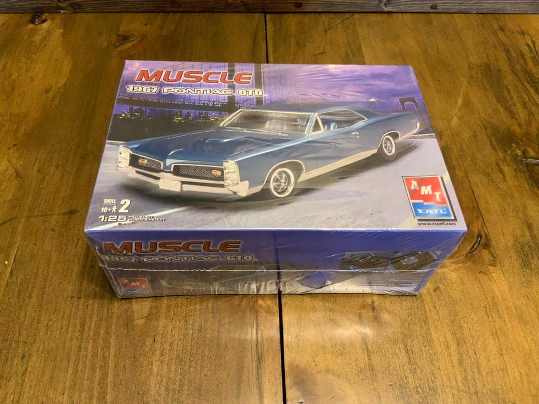 AMT Ertl Muscle 1967 Pontiac GTO Model Kit, Complete-sealed Box - Etsy
