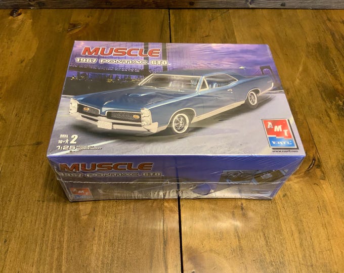 AMT Ertl Muscle 1967 Pontiac GTO Model Kit, Complete-sealed Box - Etsy