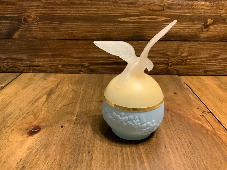 Avon SSS Skin Softener Blue Frosted Jar With Dove, Empty - Etsy