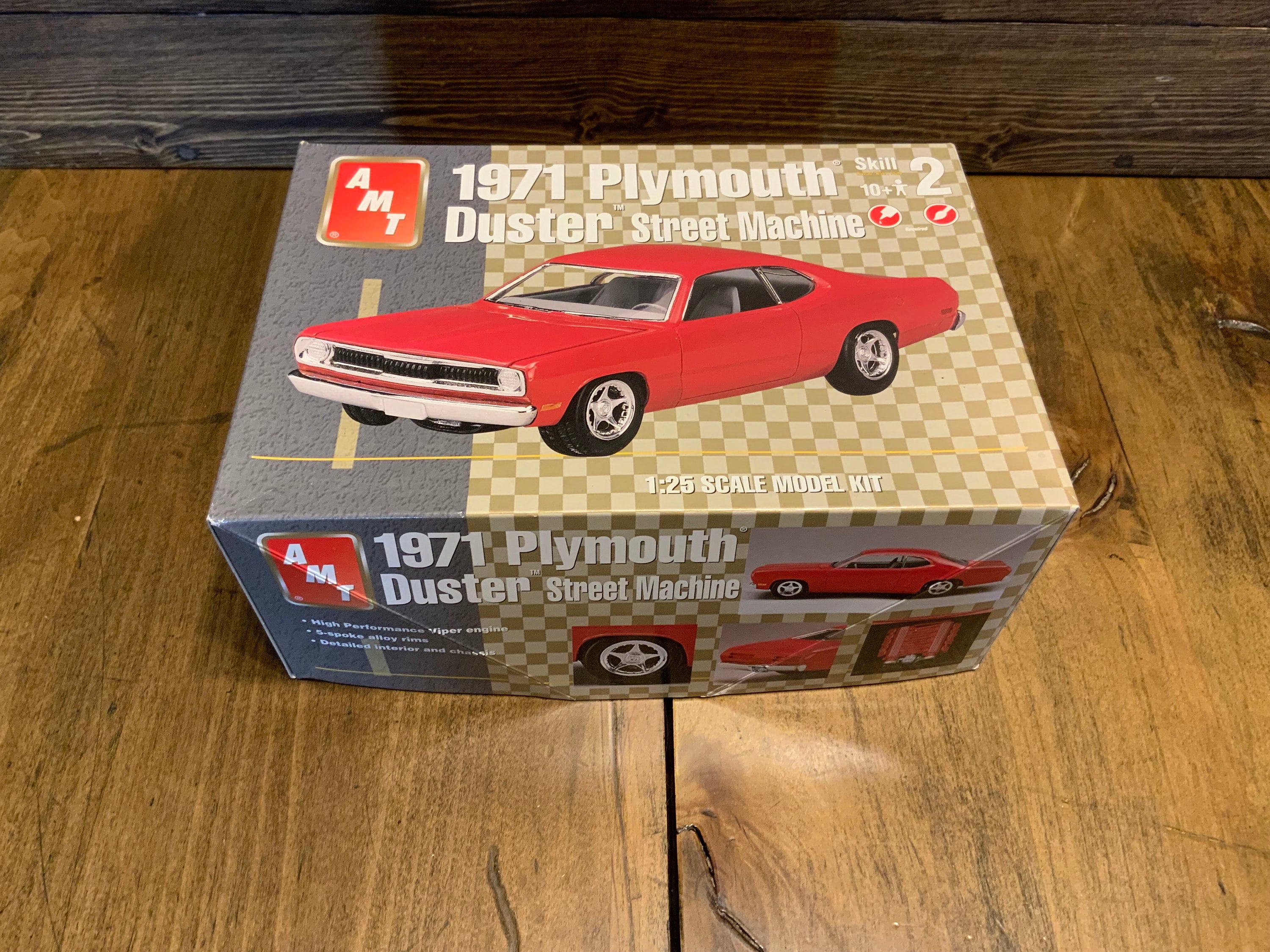 AMT 1971 Plymouth Duster Street Machine Model Kit open Box Complete - Etsy