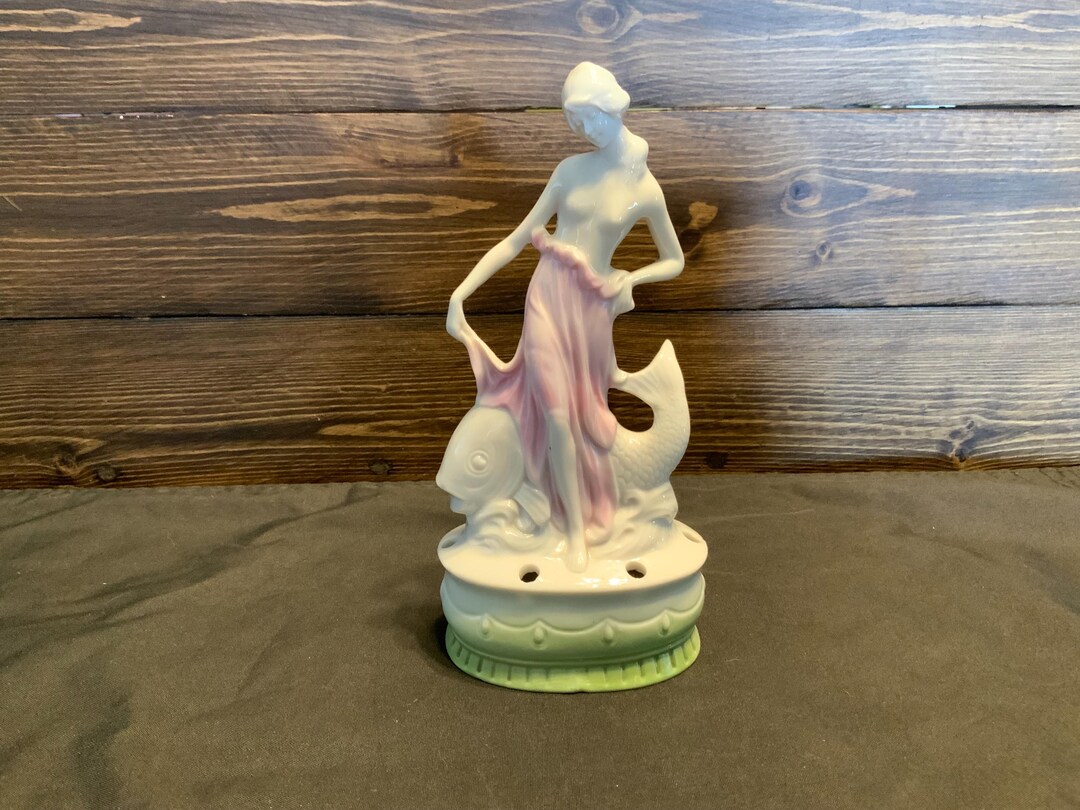 Art Deco Ceramic Flower Frog- Germany, Numbered - Etsy