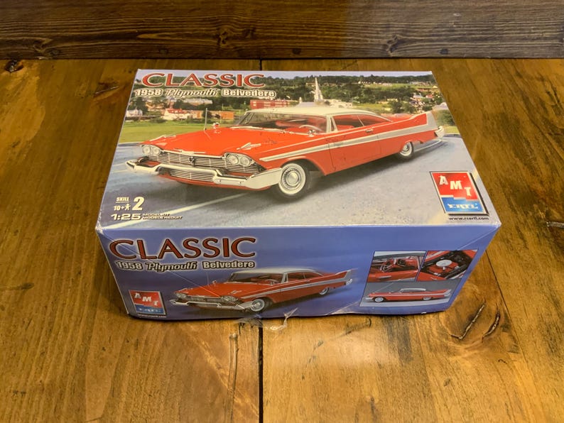 AMT ERTL 1958 Plymouth Belvedere Model Kit - Etsy