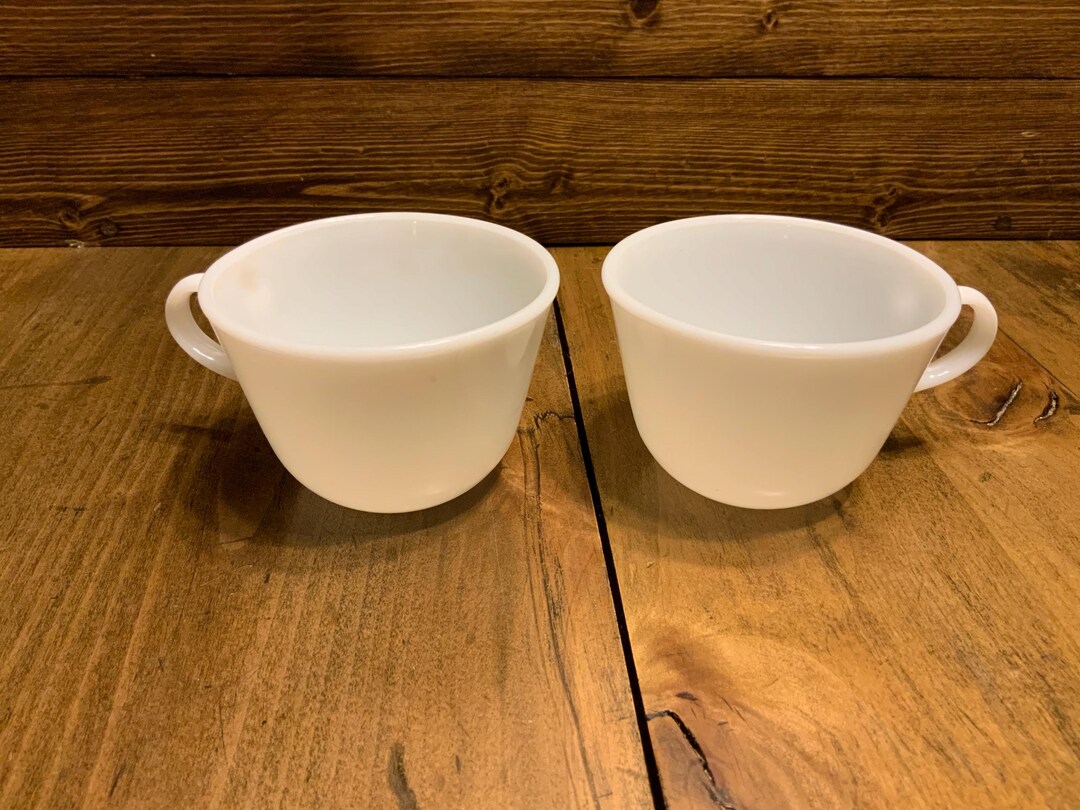 Corning Pyrex White Coffee or Tea Cups - Etsy