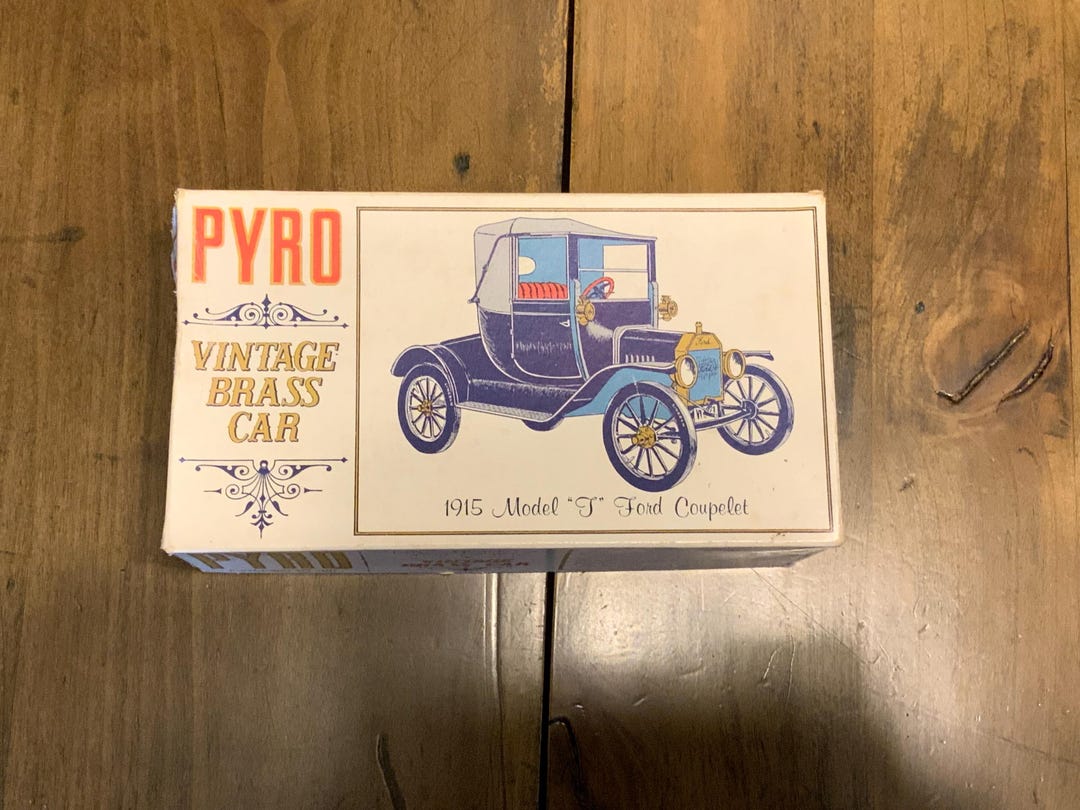 Pyro Model Care 1915 Model “T” Ford Coupelet- Open Box, Complete - Etsy