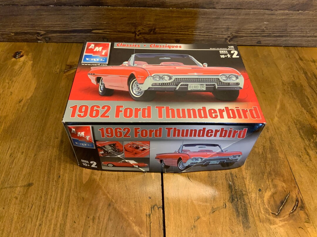 AMT Ertl 1962 Ford Thunderbird Model Kit- Complete,open Box - Etsy