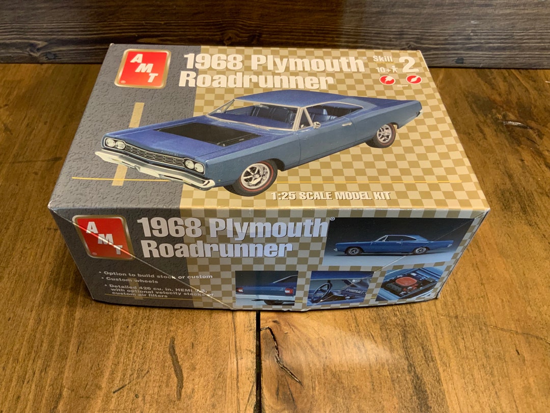 AMT 1968 Plymouth Roadrunner Model Kit open Box-complete - Etsy